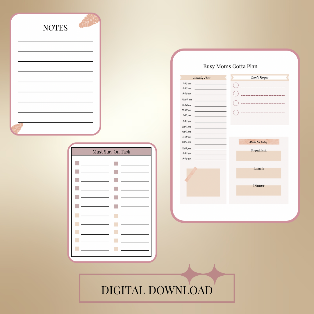Must Stay On Task Printable - SoporiaD